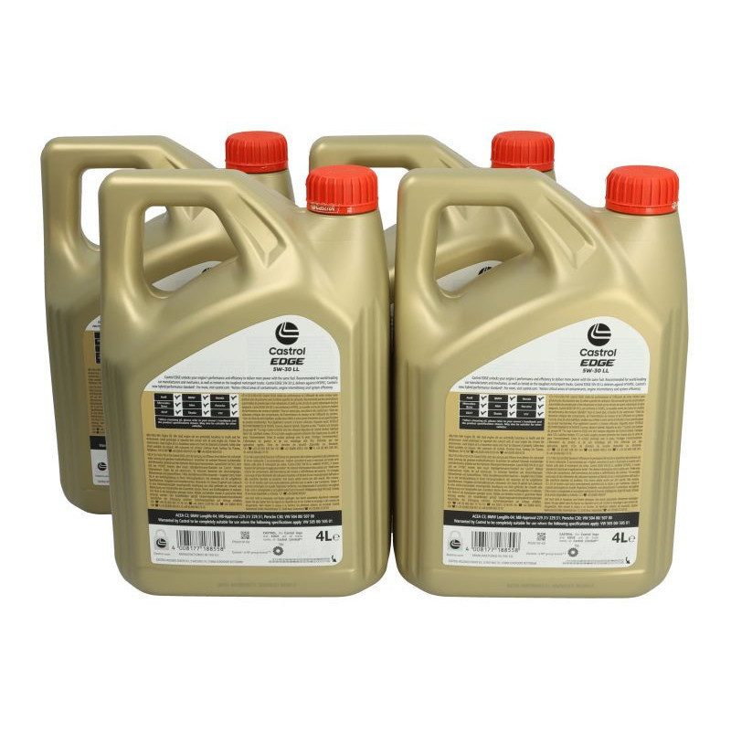CASTROL EDGE 5W30 LL 4x4L SET
